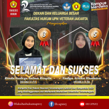 Prestasi Mahasiswa | Fakultas Hukum UPN Veteran Jakarta